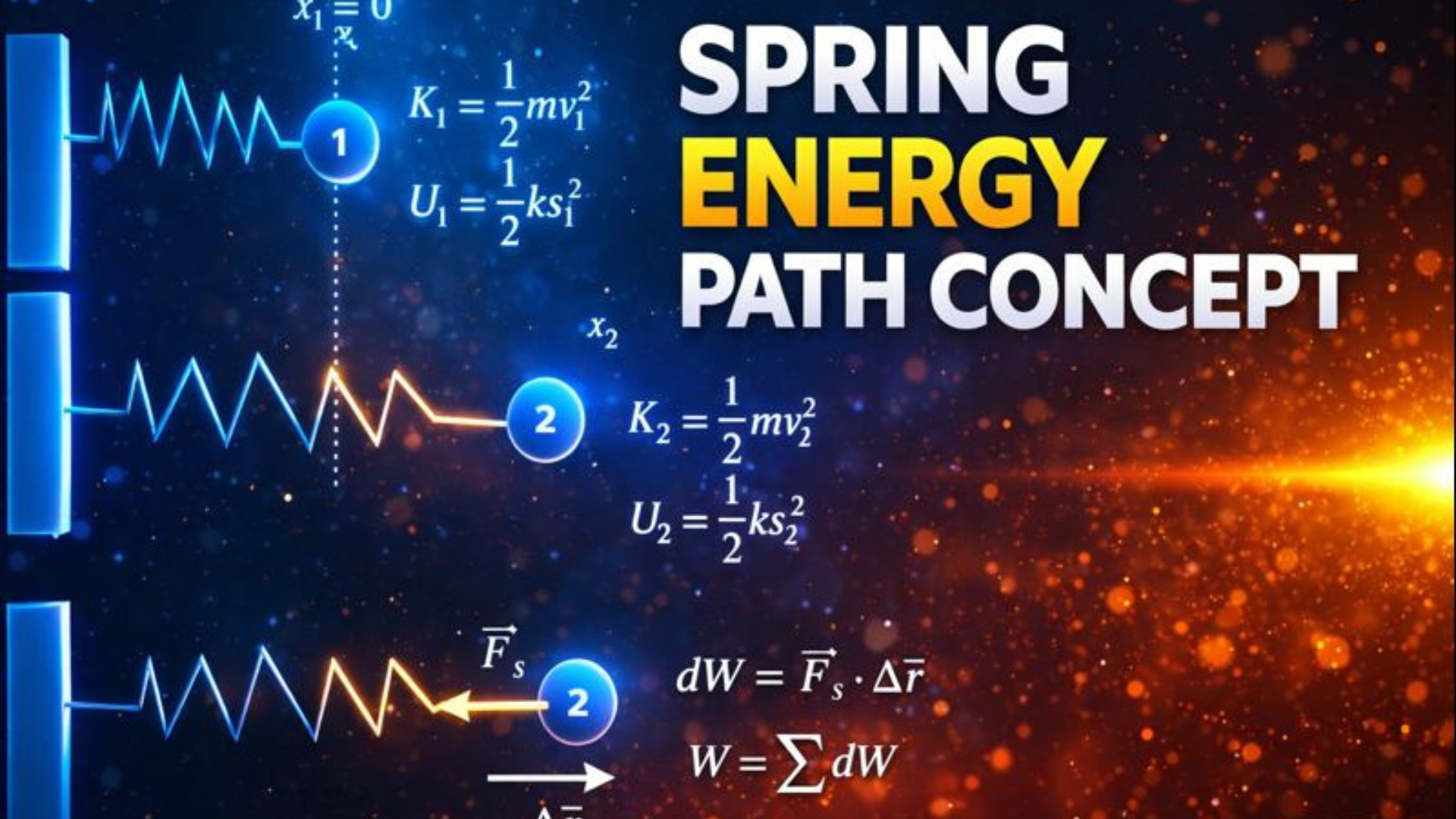 Understanding if spring work is path independent