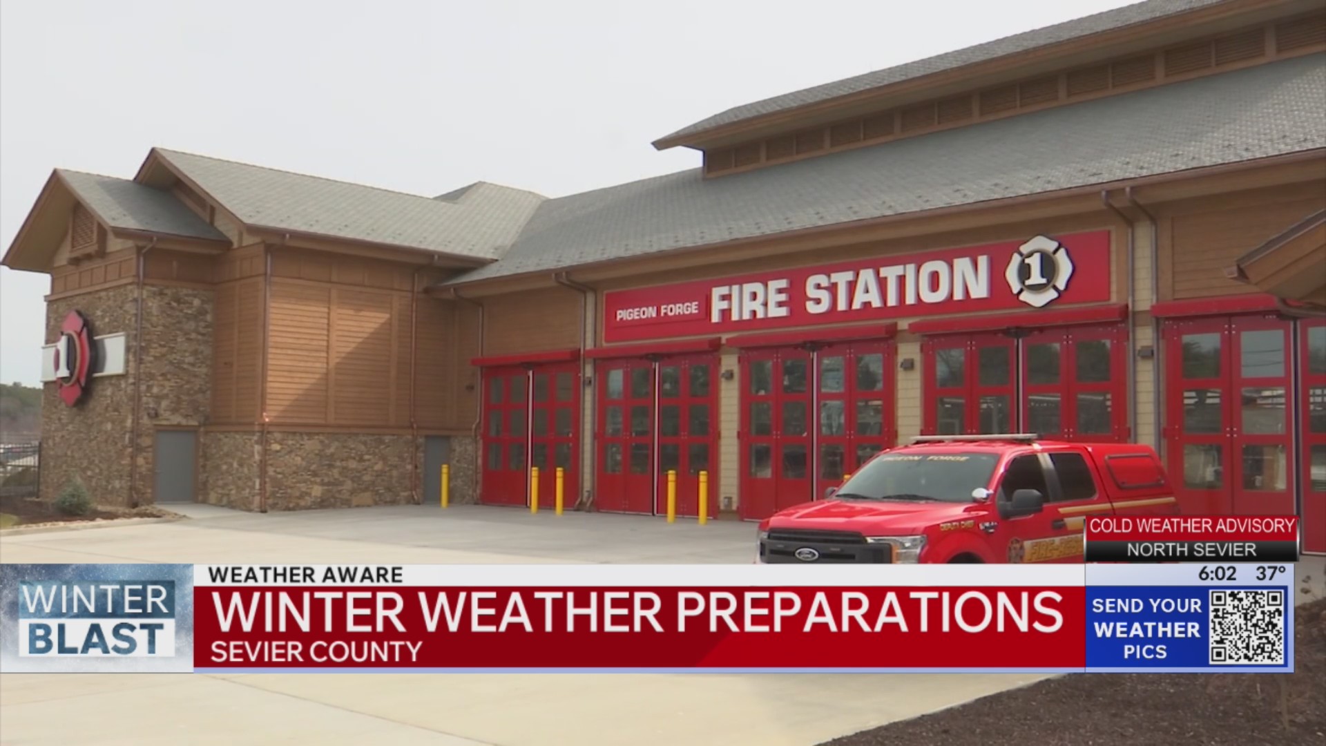 Pigeon Forge Fire Department gears up for winter weather