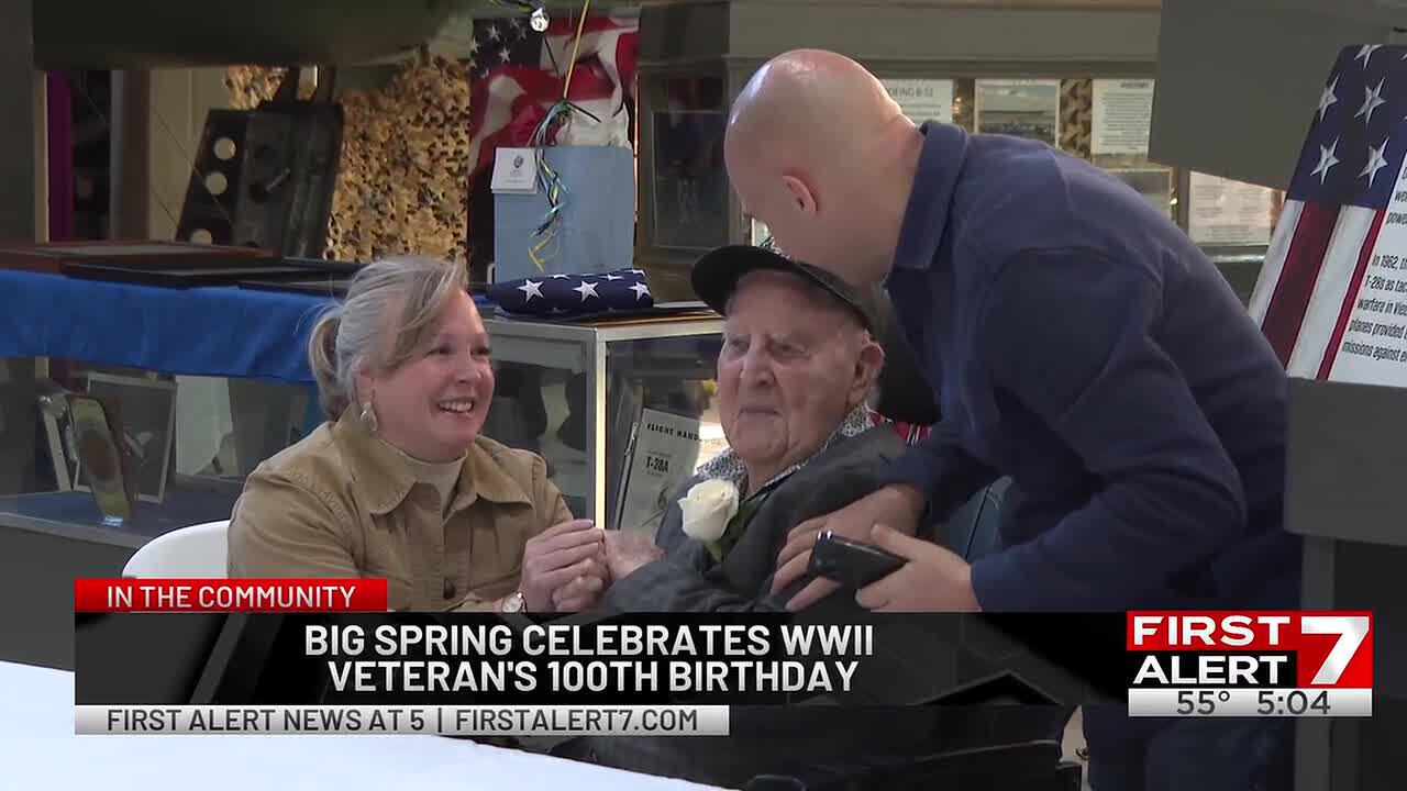 West Texas veteran celebrates 100th birthday