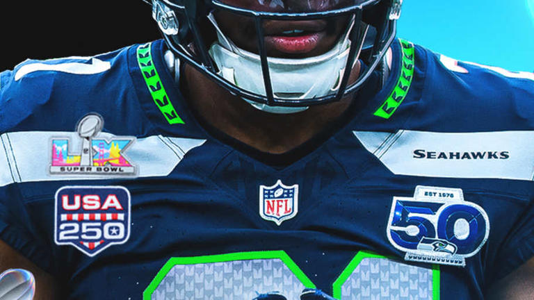 What is the ‘USA 250’ patch on the Super Bowl LX uniforms?