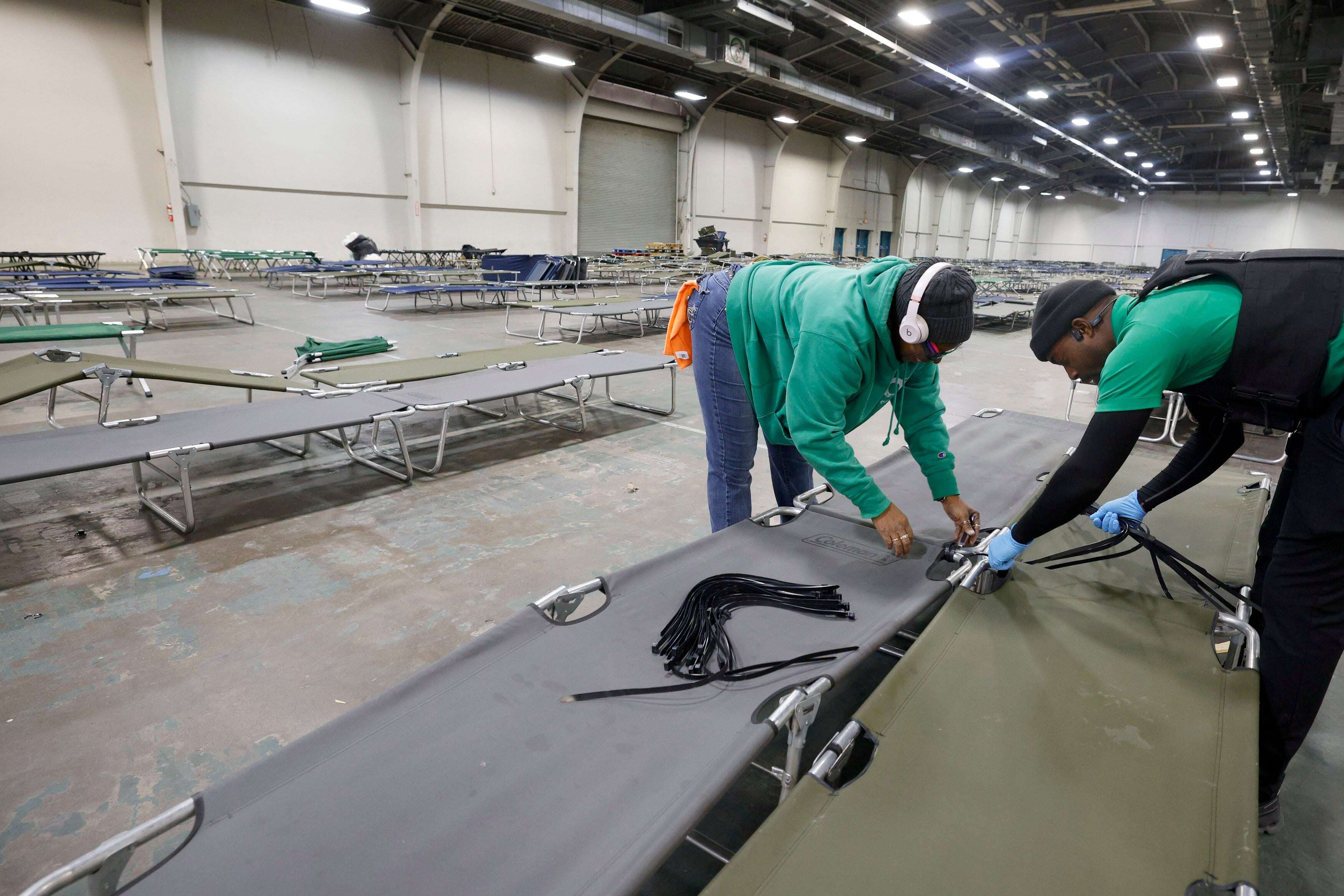 In Dallas-Fort Worth, thousands sought shelter from the cold