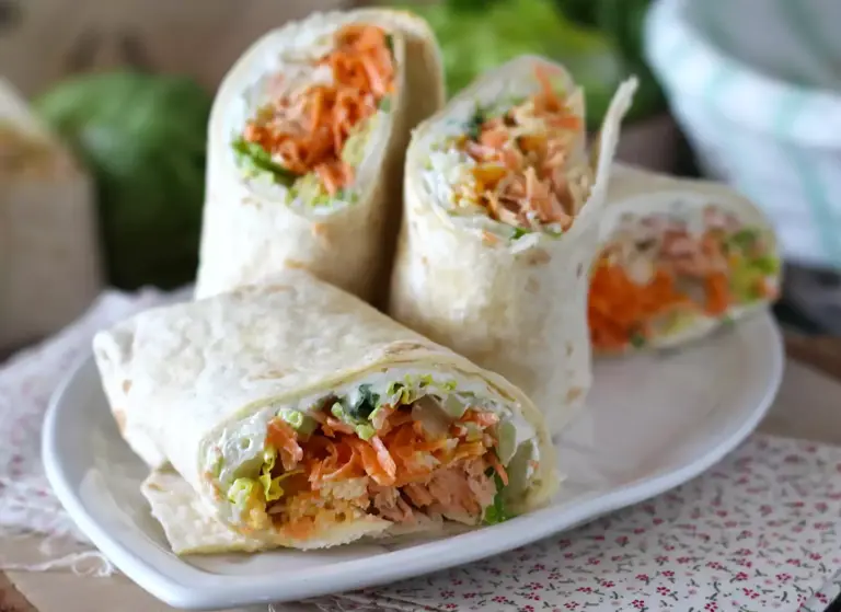 Wraps au saumon, le sandwich parfait et pratique à emporter partout