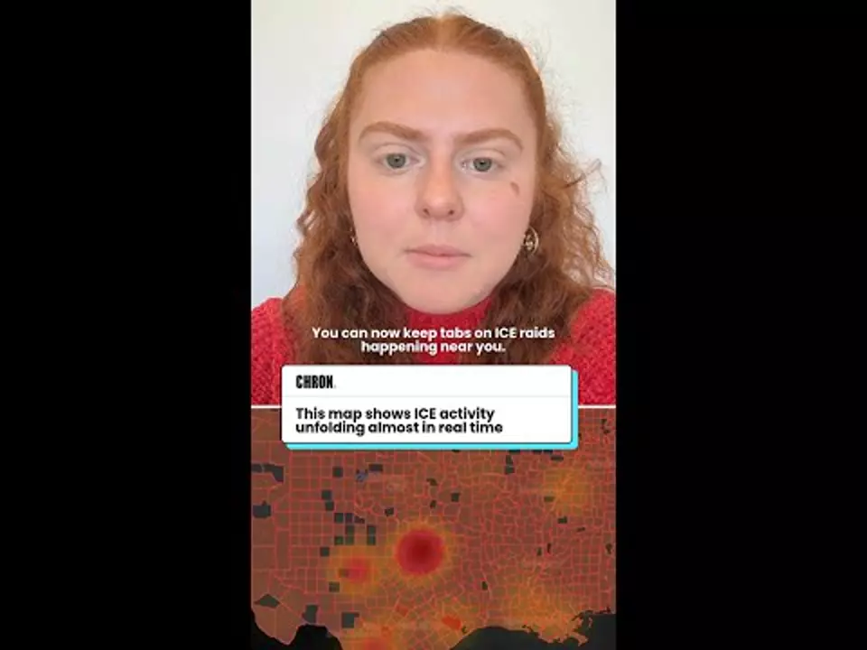 This map shows ICE activity unfolding almost in real time