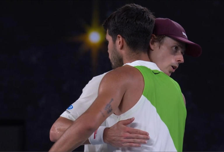 Alex de Minaur after losing to Carlos Alcaraz: 'He is so strong!'