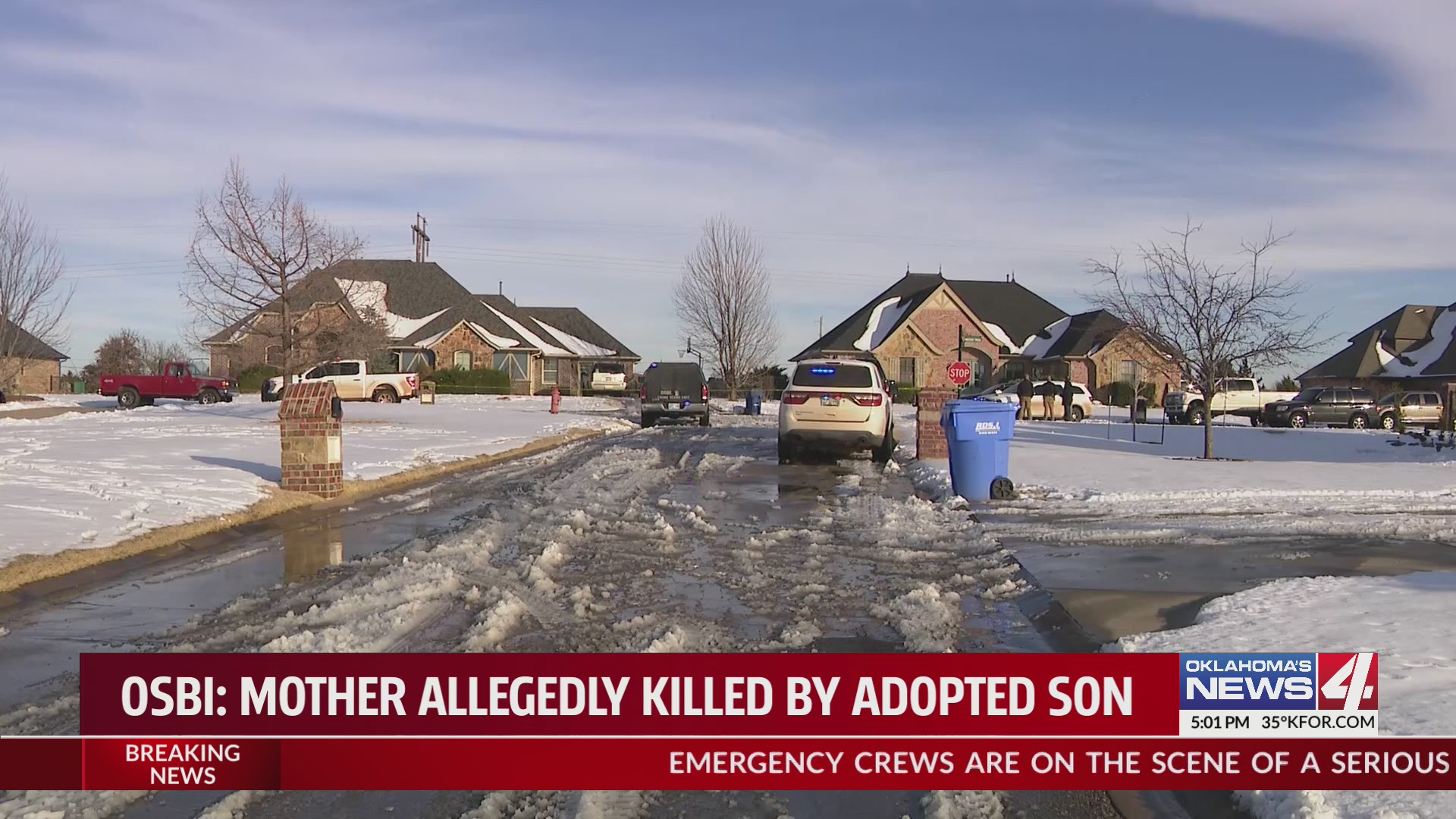 OSBI: Mother allegedly killed by adopted son