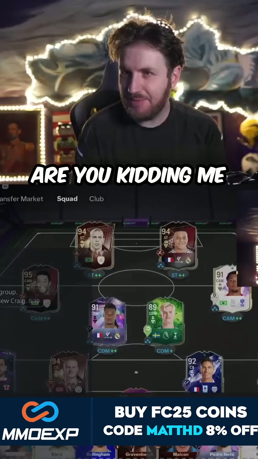 OMG! If I saw this team, I'd back out!