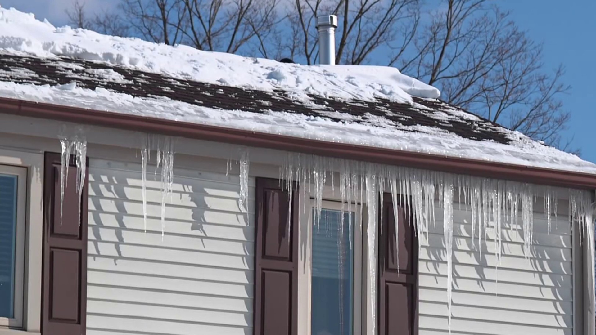 Ice dams, frozen pipes among the issues for homes in the frigid conditions
