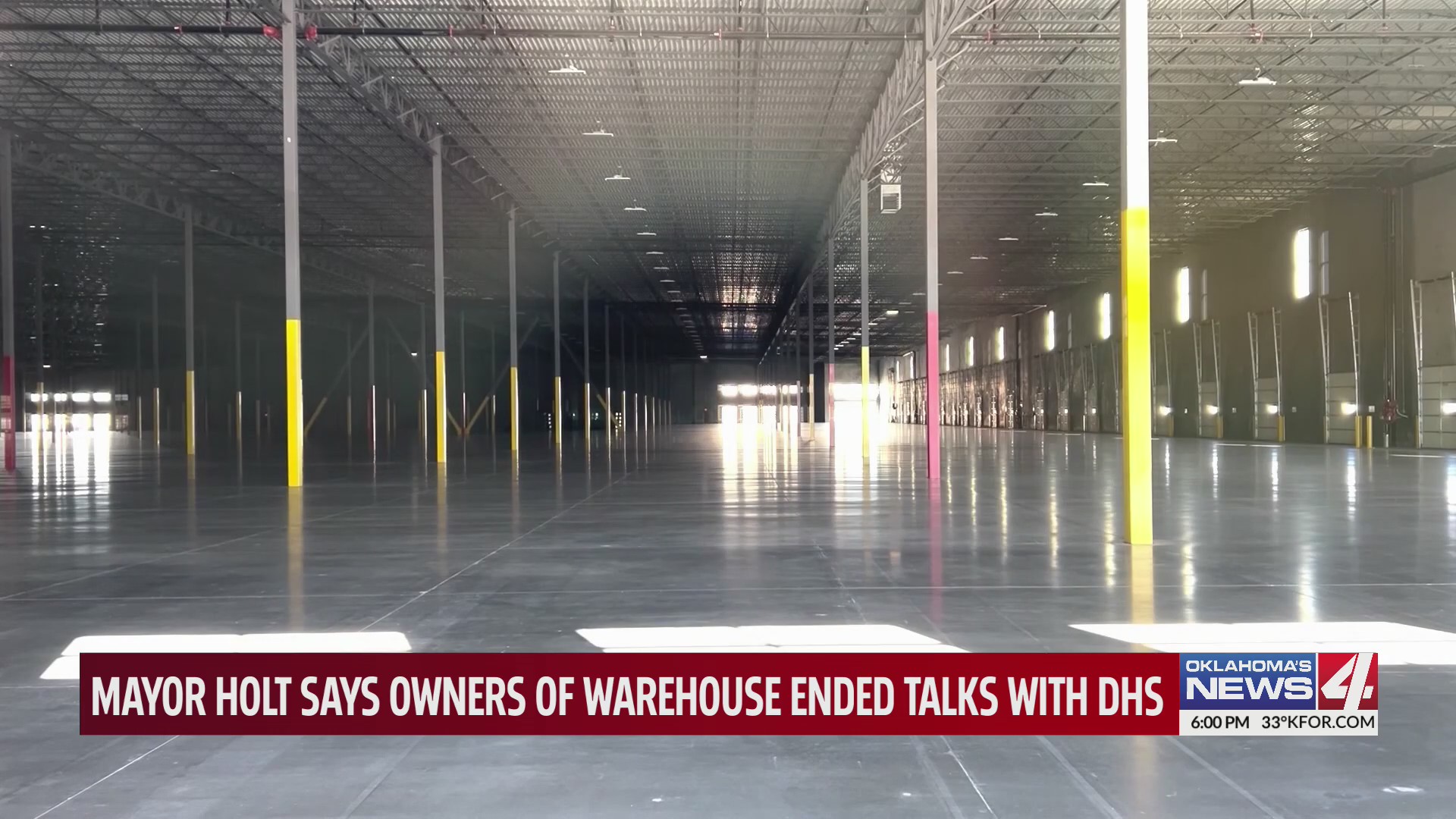 Mayor Holt says owners of warehouse ended talks with DHS