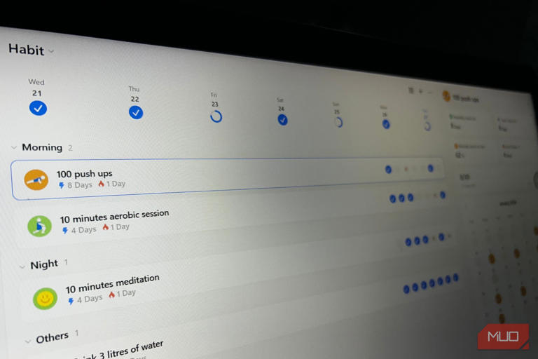 I stopped using Google Keep and switched to TickTick for habit tracking