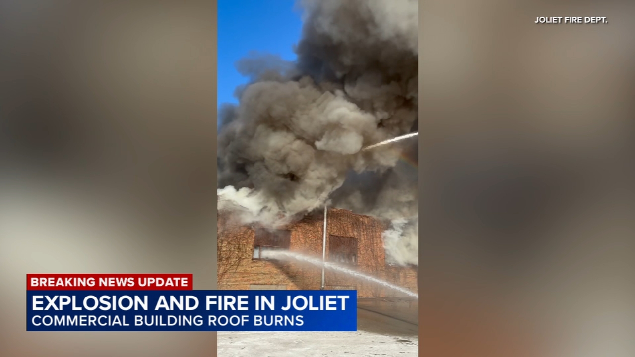 Firefighters battle large Joliet building fire, explosion; 2 injured ...