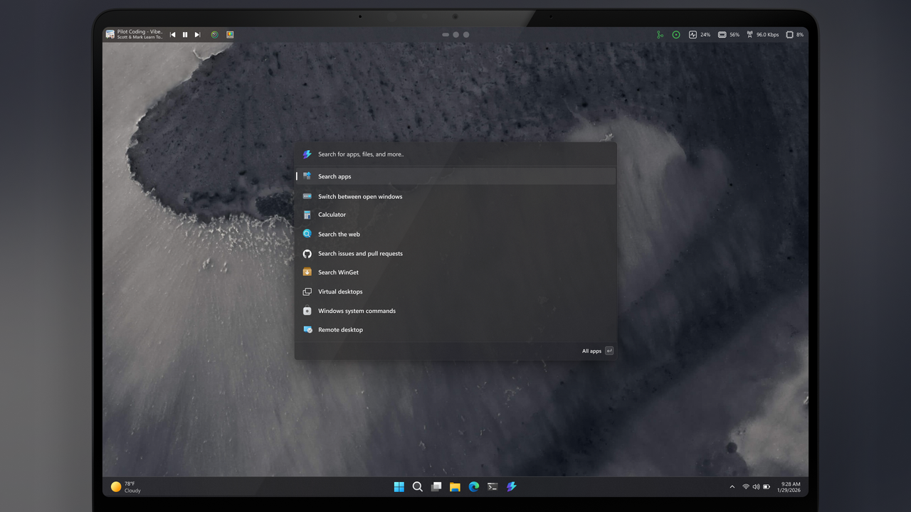 Microsoft explores bringing Linux-like menu bar to Windows 11 via PowerToys