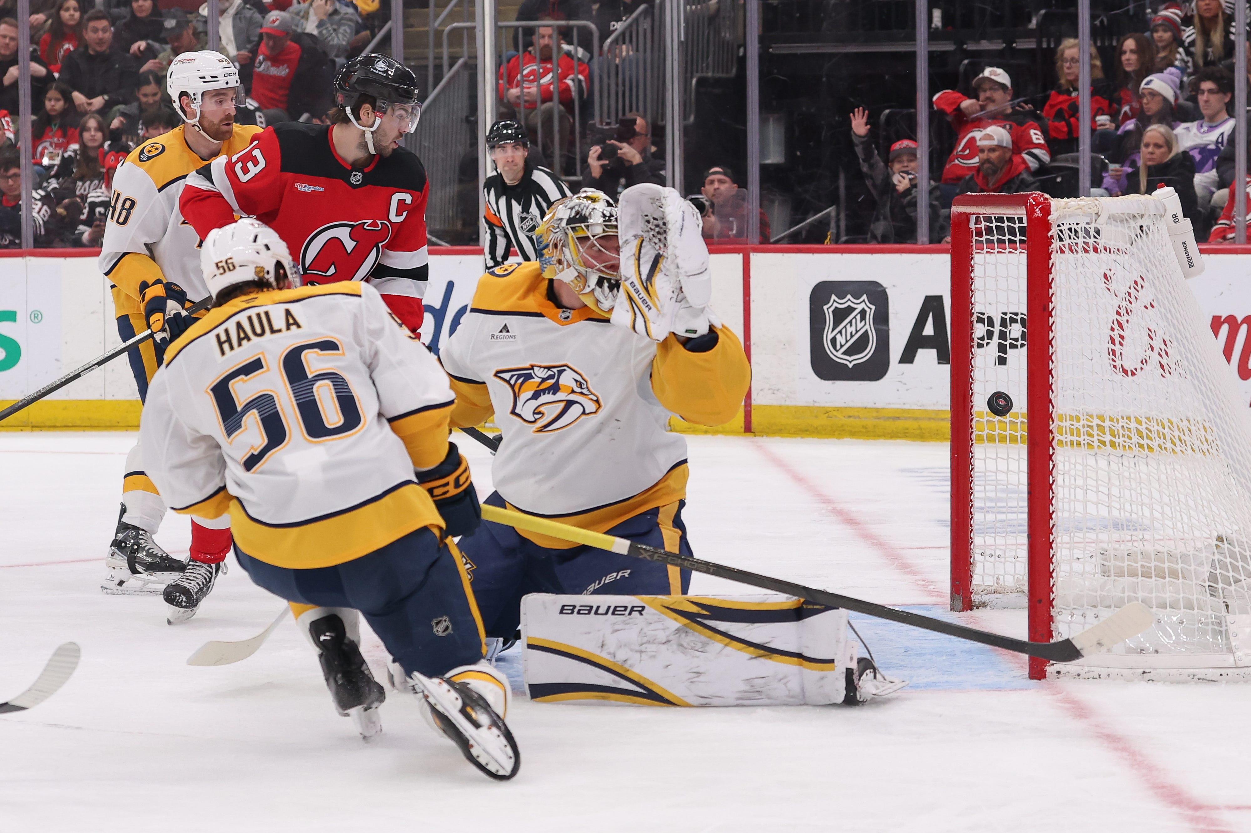 Nashville Predators drop third straight, lose 3-2 in OT to New Jersey ...