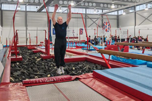 91-year-old former British trampoline champion bounces back with double ...