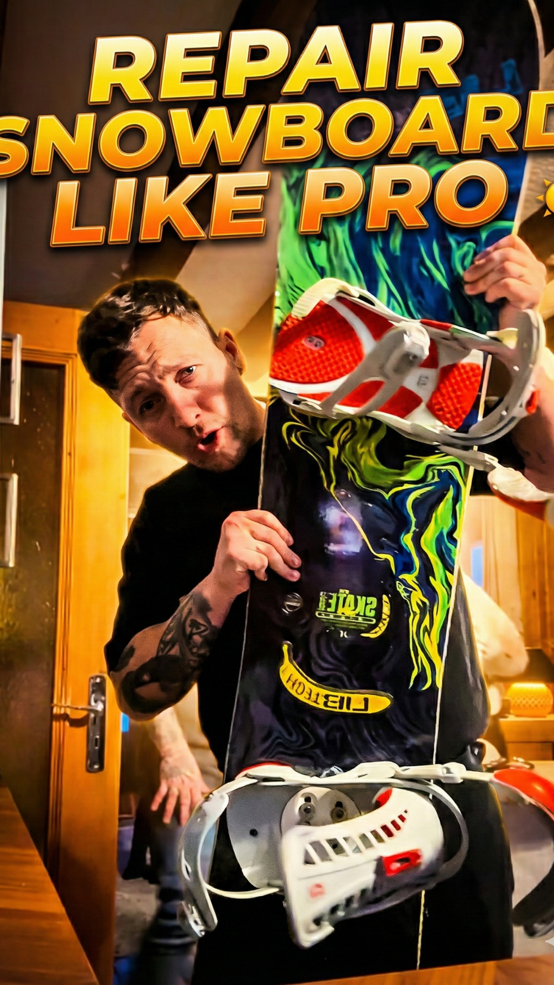 Snowboard repairs made simple: Fixing mine at home