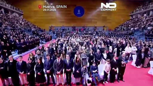 King Felipe and Queen Letizia attend mass for Spain train crash victims