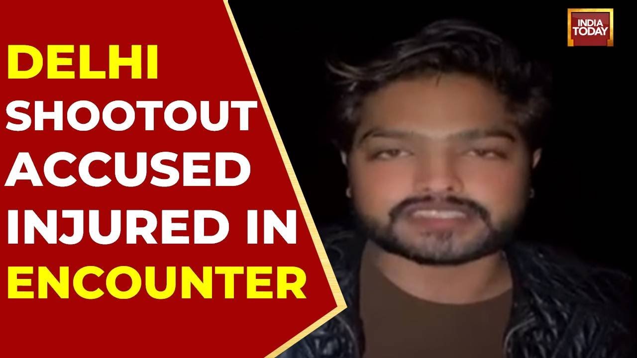 Delhi shootout accused Mohin Qureshi injured and apprehended in police ...