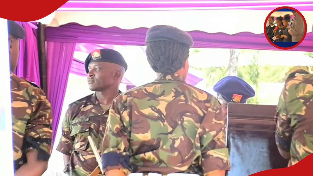Light moment at KDF soldier's burial as his 2 girlfriends are introduced