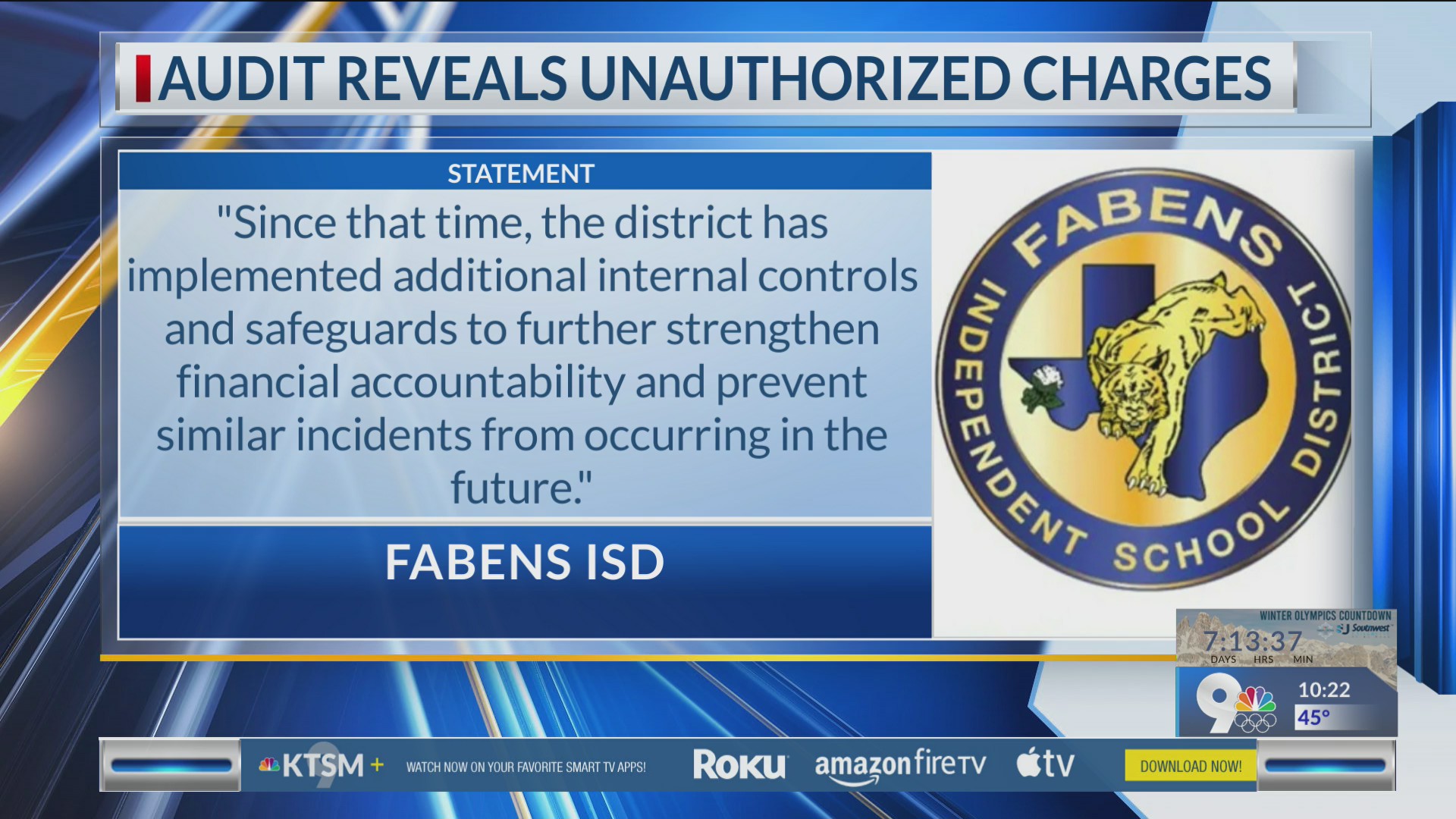 Fabens ISD audit reveals $41K in unauthorized casino charges