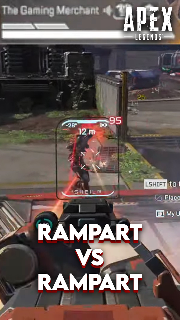 Double rampart strategy at One Charge Tower Apex Legends gameplay