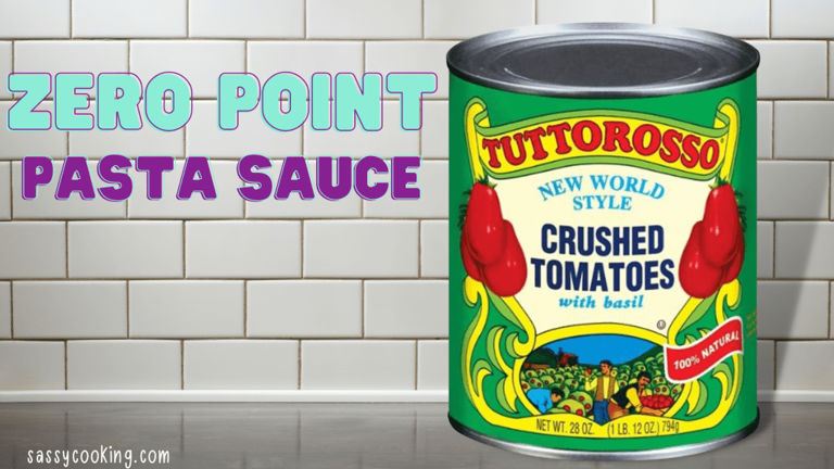 Homemade zero point pasta sauce