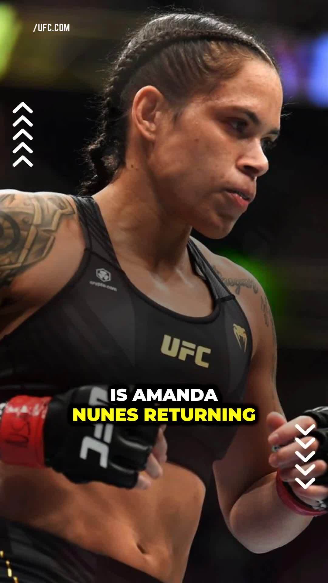 Amanda Nunes teases UFC return