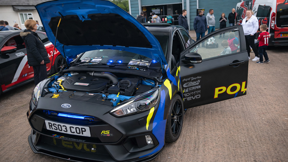 We gave a police car more power