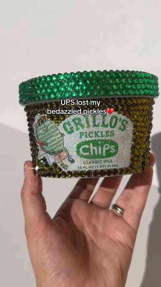 UPS lost my bedazzled pickles | Custom bling