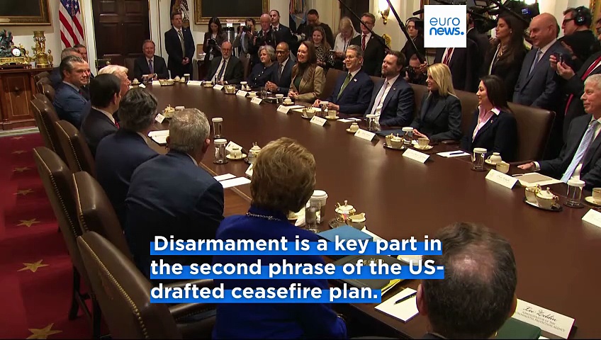 Donald Trump claims Hamas set to disarm as Gaza peace process moves forward