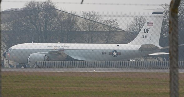 Trump's 'nuke sniffer' plane arrives in UK as WW3 fears soar