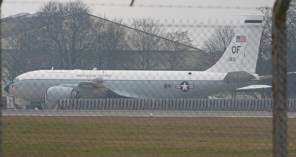 Trump's 'nuke sniffer' plane arrives in UK as WW3 fears soar
