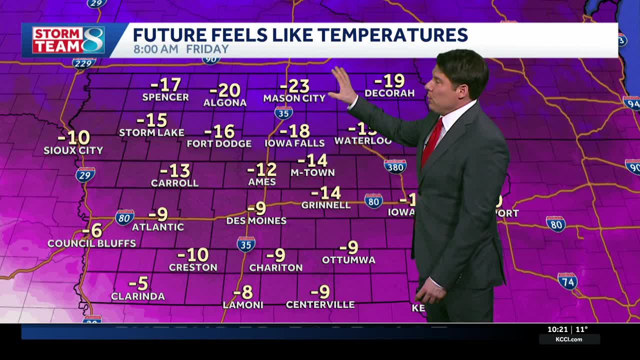 Iowa weather: Cold continues to deepen with snow chances this weekend