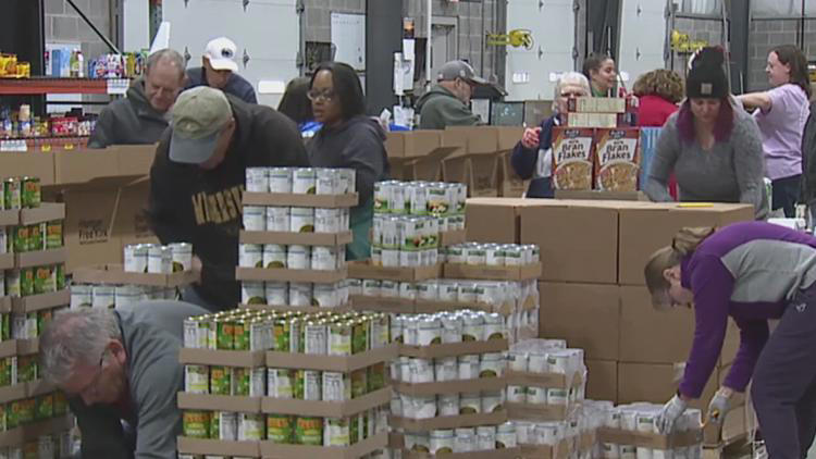 Food pantries work to recover after winter storm delays