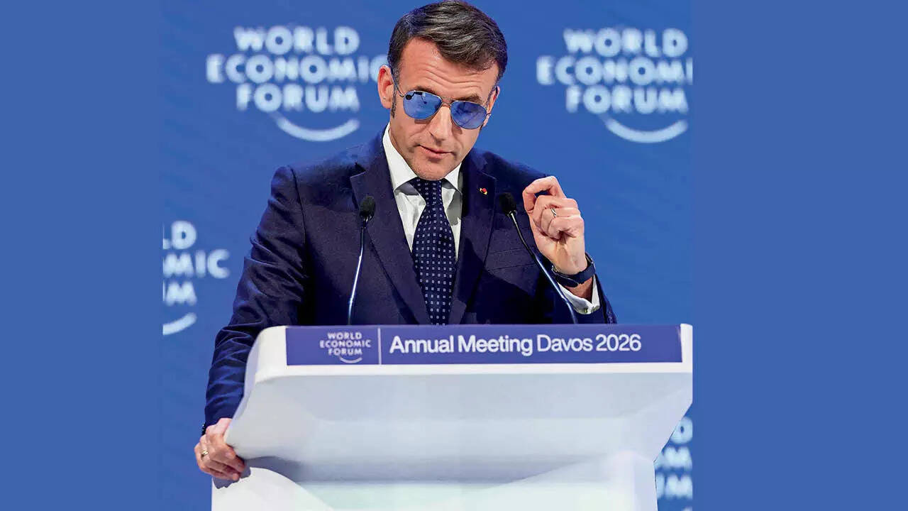 Macron's Davos speech has DJs grooving: 'It’s a banger, fo-shureee!'
