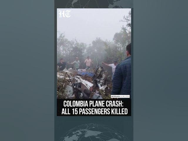 Eyewitness video emerges after deadly plane crash in Colombia