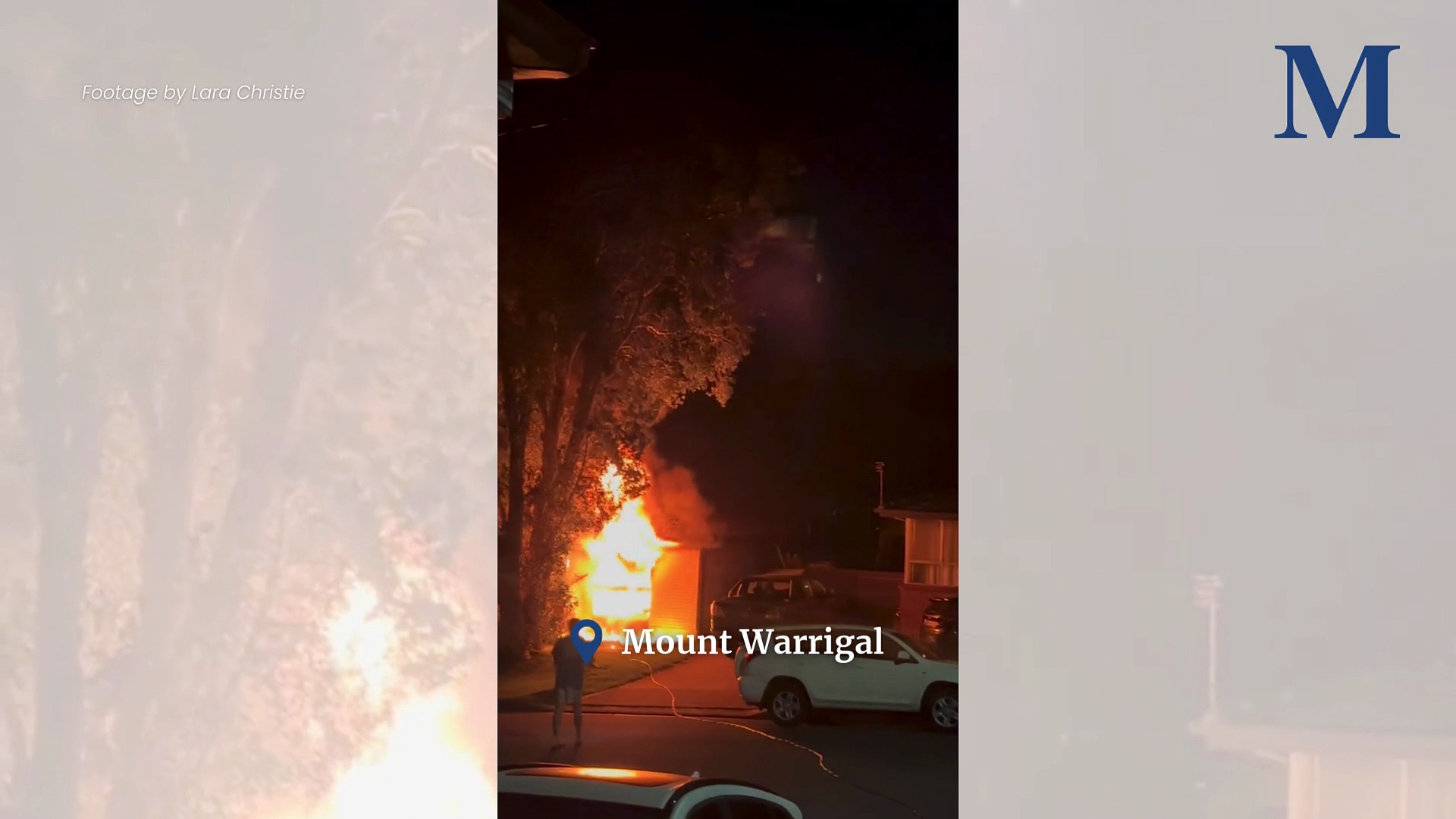 Woman, dog rescued from Mount Warrigal house fire