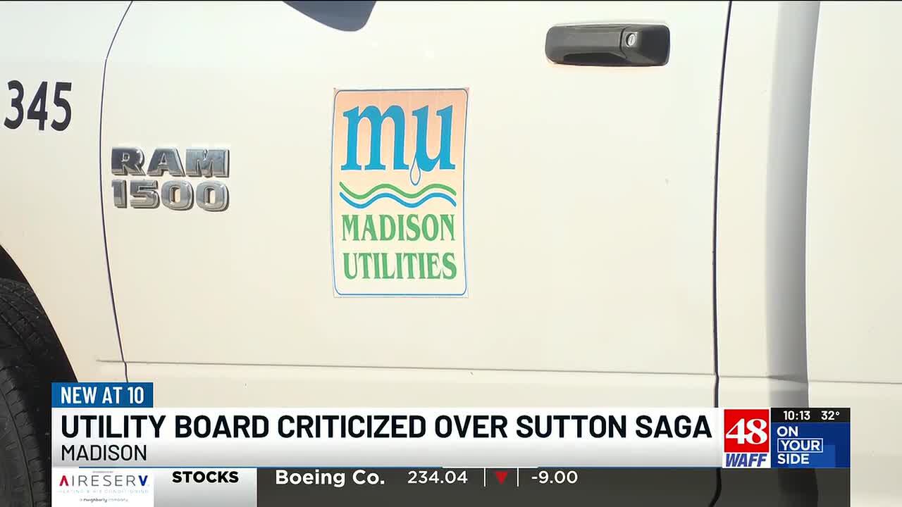 Madison Utilities criticized over handling of Sutton saga