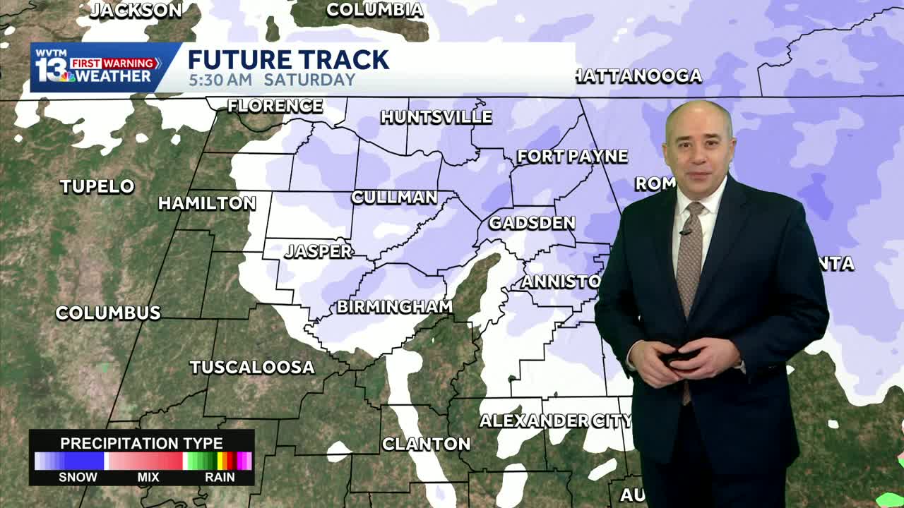 Extreme cold, light snow in Alabama's weekend weather forecast, some ...