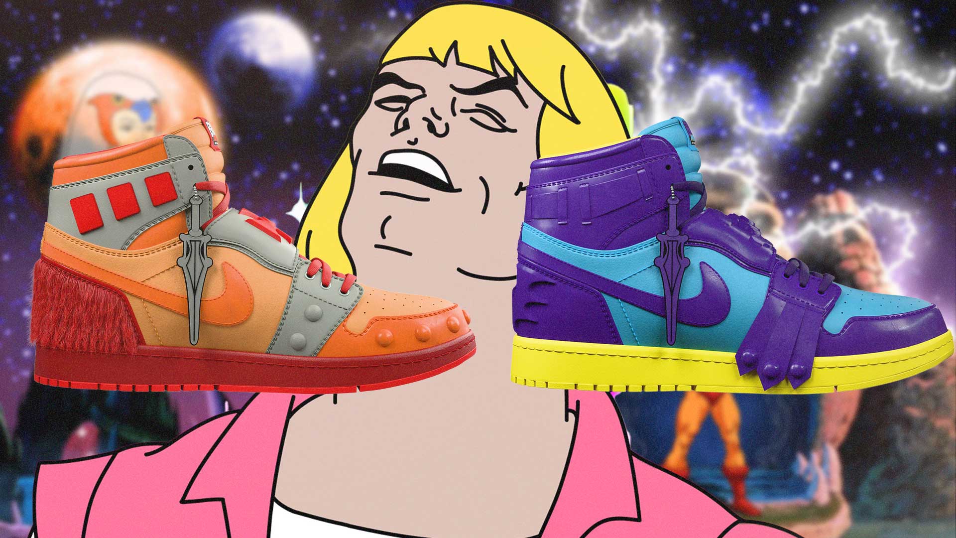 He-Man & Skeletor Air Jordan 1s? The “Masters of the Shoeniverse” pair ...