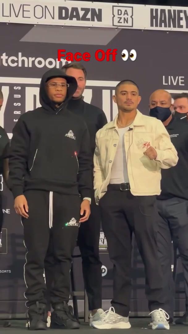 ☎️Devin Haney vs Joseph Diaz Jr🔥Face off👀