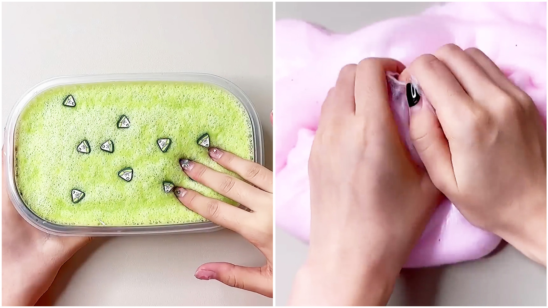 Zachte en satisfying slime touch ASMR