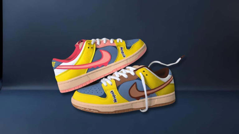 Nesquik Nike Dunks concept is a sweet one-of-one flex