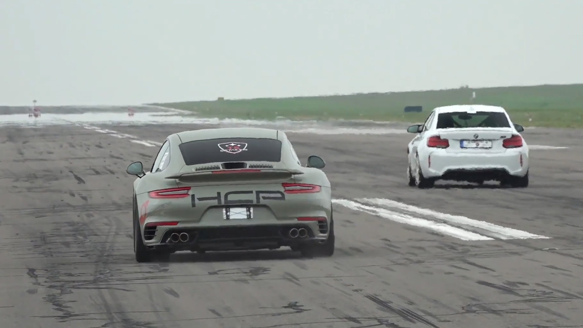 Fastest tuner cars battle in high-speed drag racing