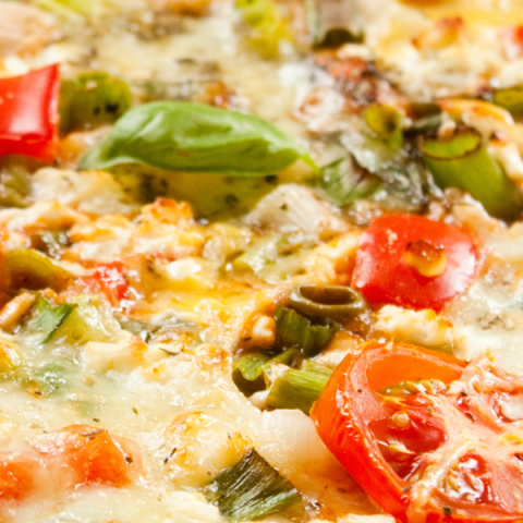 Healthy chicken crust pizza recipe