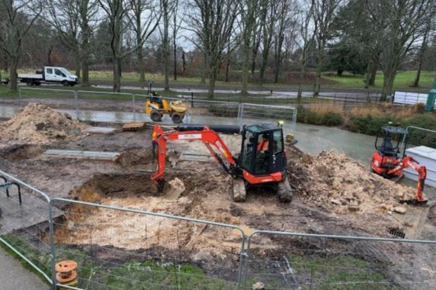 Popular paddling pools undergoing maintenance work