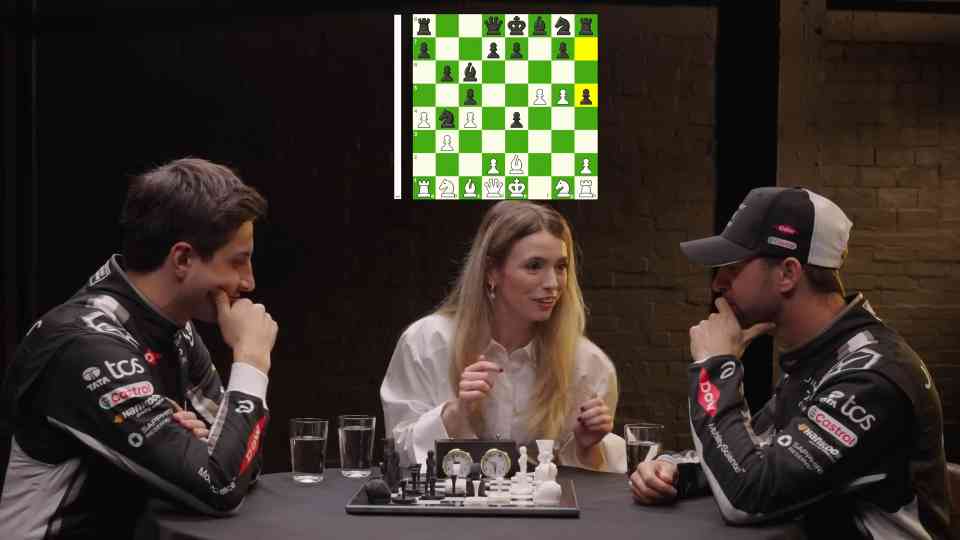 Two pro racers tried chess for the "first time" - the ego didn’t last
