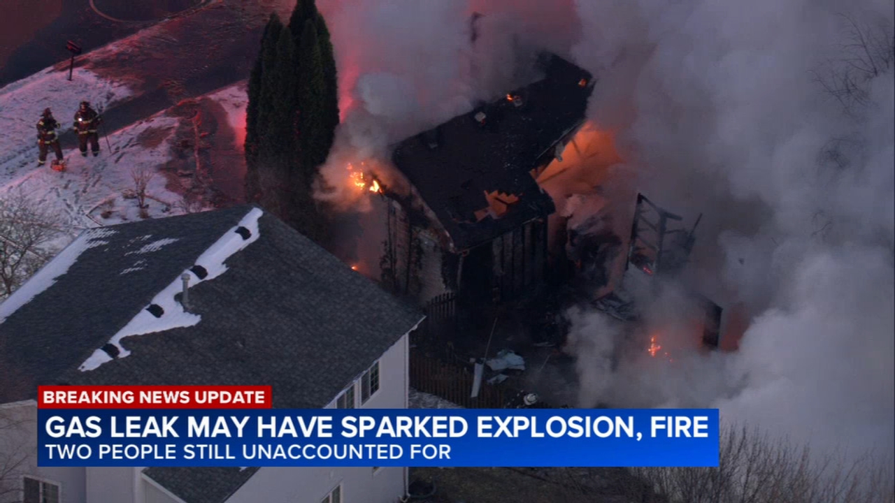 2 found dead for after house explosion, large fire in Oswego, officials say