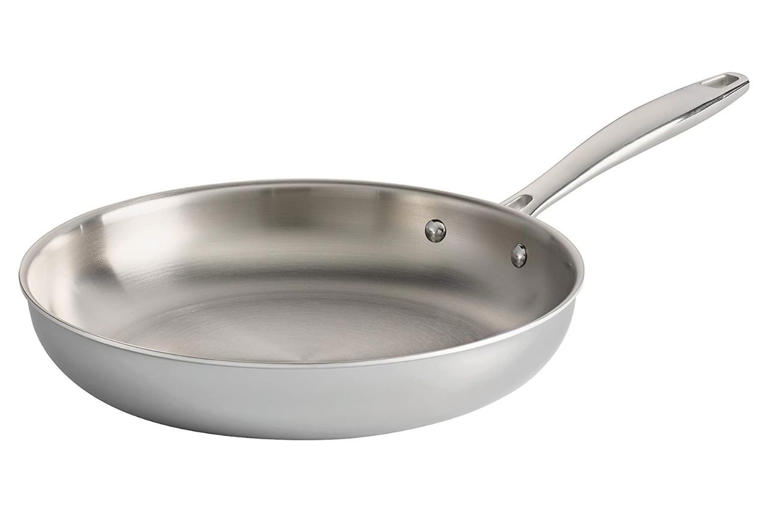 This stainless steel frying pan cooks just as well as an All-Clad, and ...