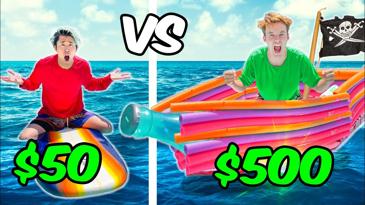 $50 vs. $500 boat build budget challenge! Last to sink wins