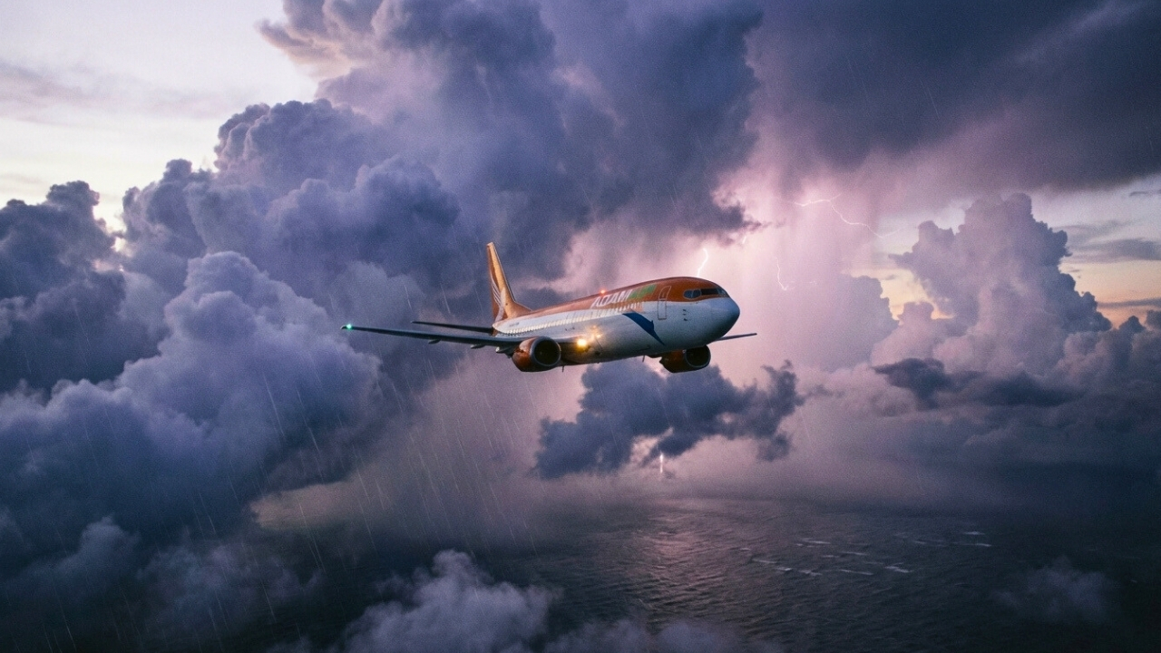 The last flight of Adam Air 574 inside a deadly tropical storm