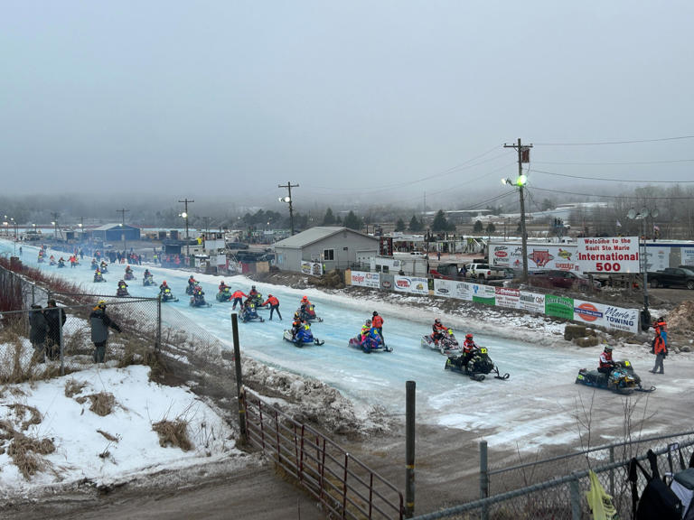 500-mile snowmobile race just ahead. How to see Michigan's I-500